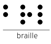 Write in Braille